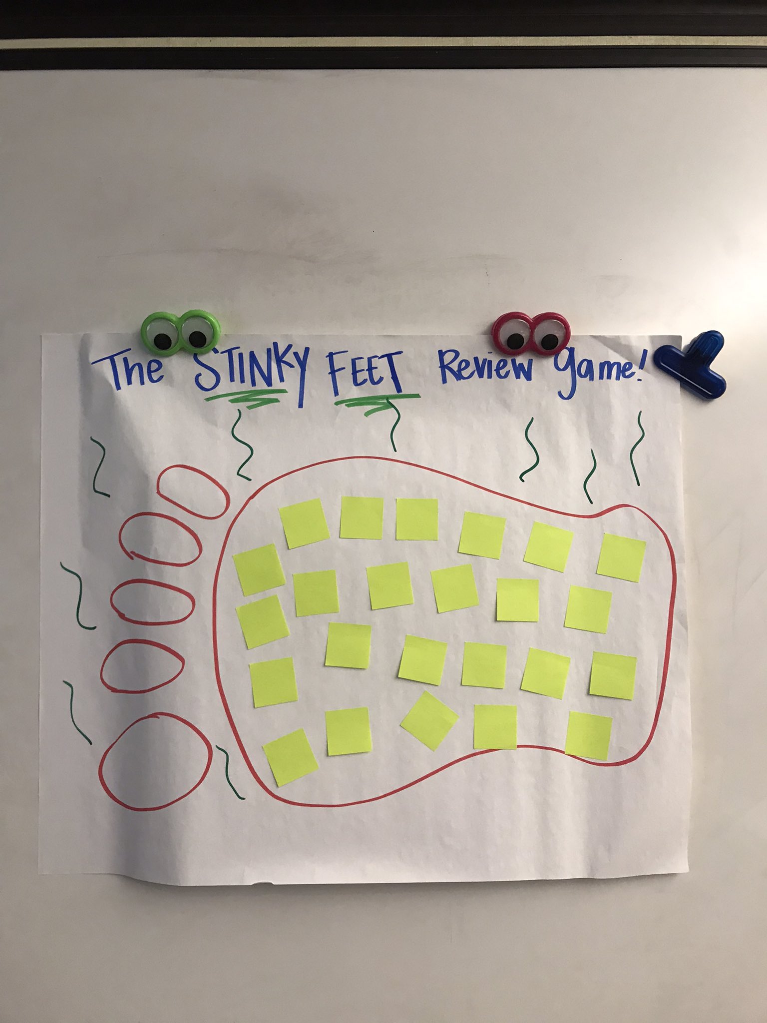 Stinky Feet Review Game