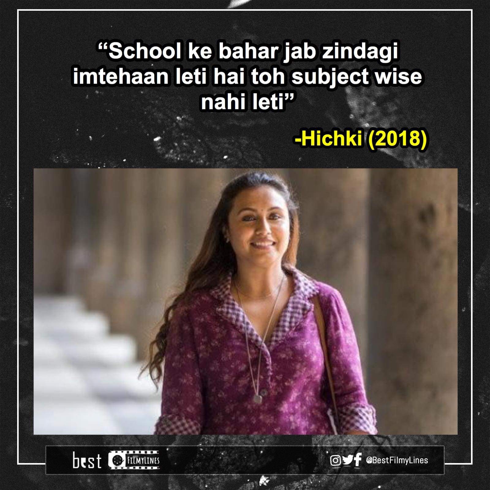 Hichki Quotes Hichki' Trailer: Rani Mukerji Has Her A Game On, But The