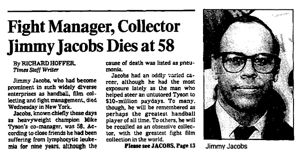 Jimmy Jacobs Quotes Joe Posnanski: The Curious Case Of Mike Jacobs, My