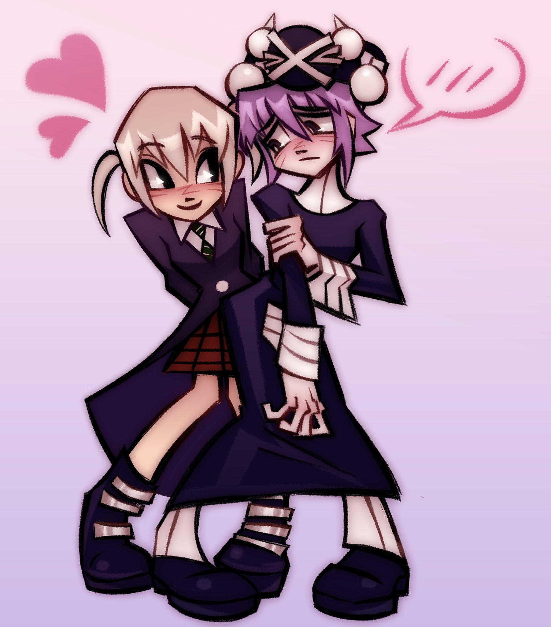 Soul Eater Maka X Crona