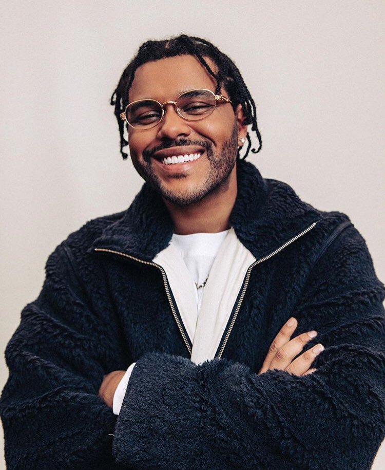 The Weeknd Smiling