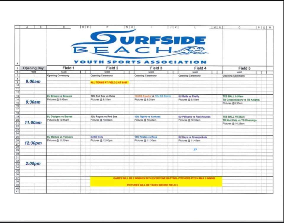 Surfside Beach Youth Sports Association (@sbysa_ssb) / Posts / X