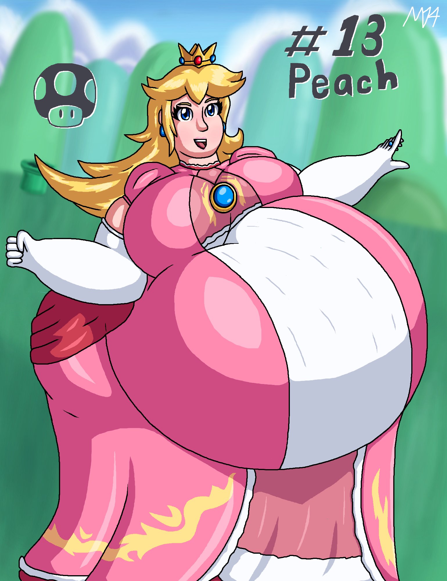 Princess Peach Fat