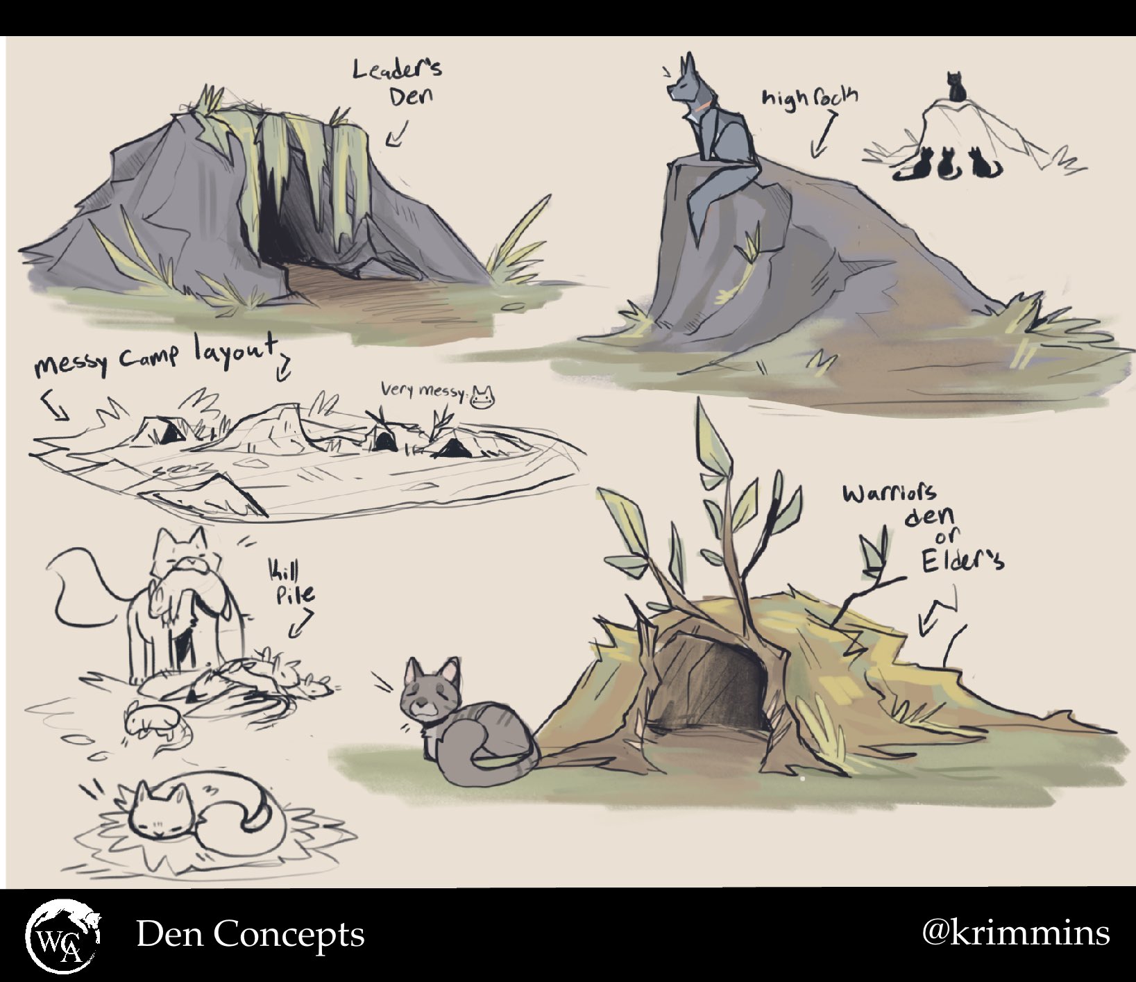 Warriors Cats Thunderclan Camp