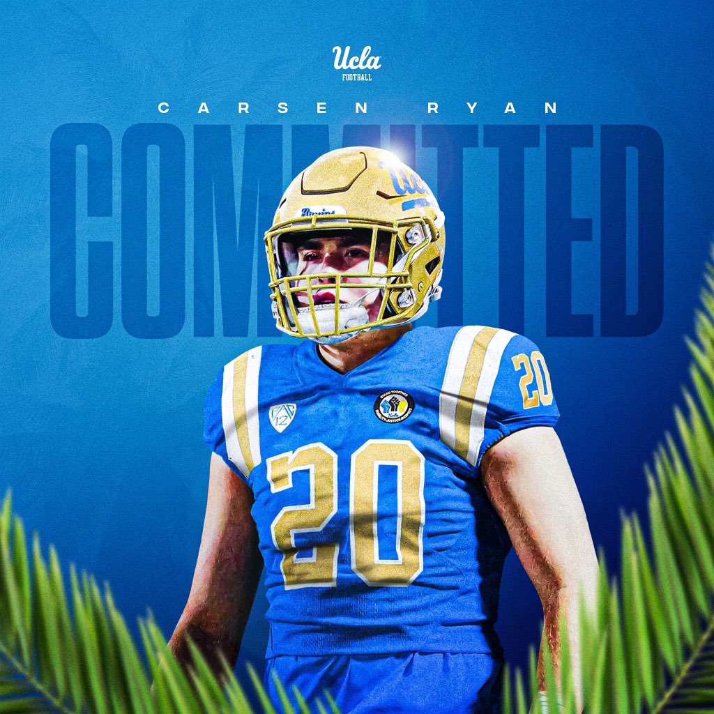 2022 4-Star TE Carsen Ryan commits to UCLA : r/CFB