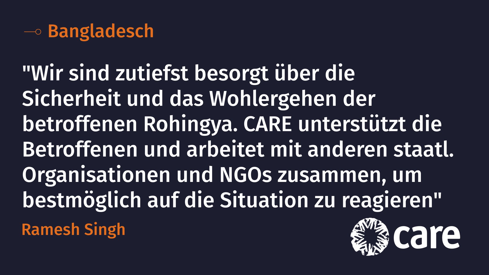 CARE Deutschland on Twitter: "Das CARE-Team vor Ort versorgt über 2.000 ...