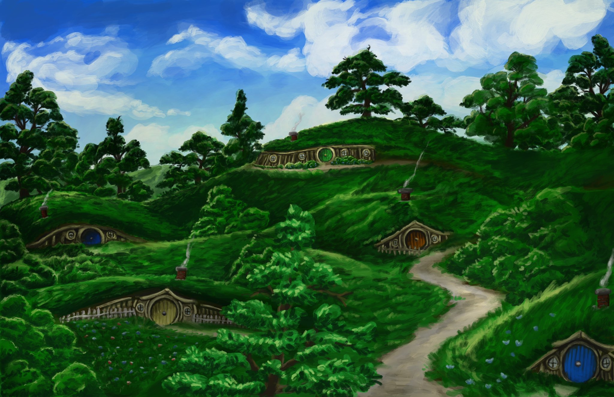 Lotr The Shire Wallpaper