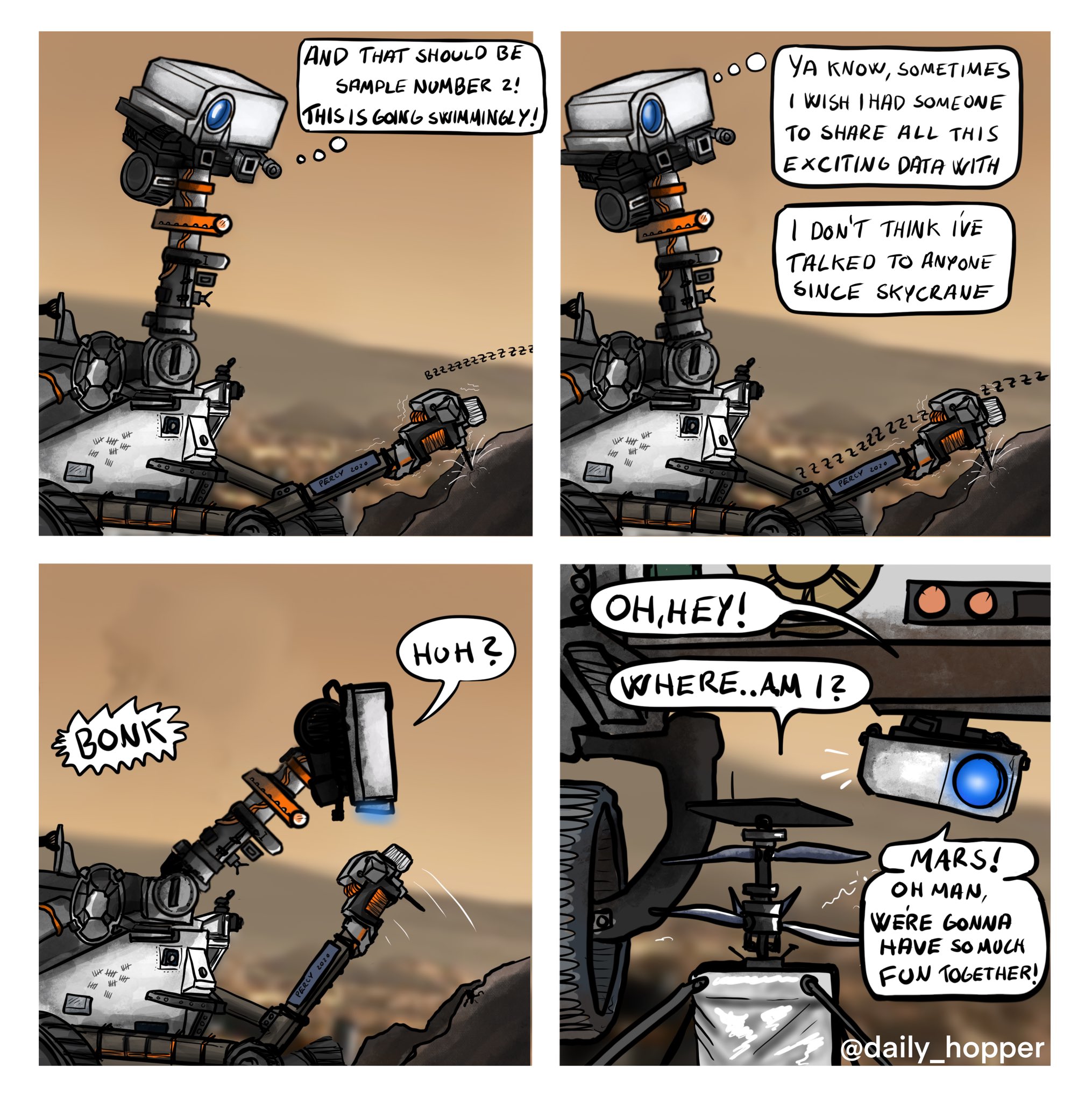 Funny Mars Rover Comic