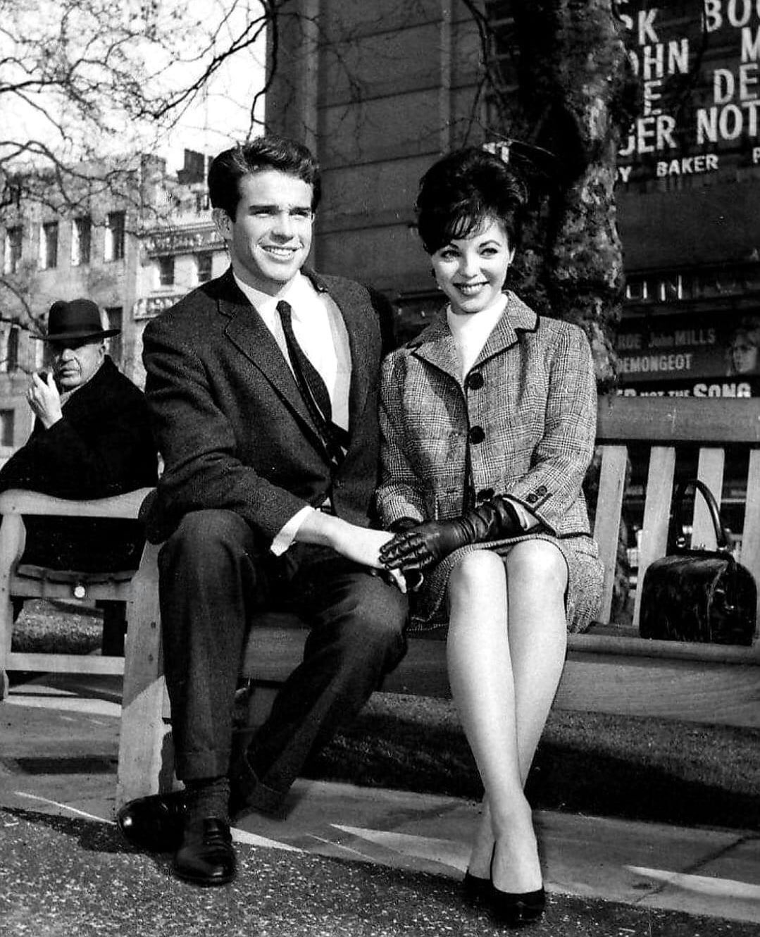 Warren Beatty Y Joan Collins Warner Brothers Jubilee '61"Natalie Wood,