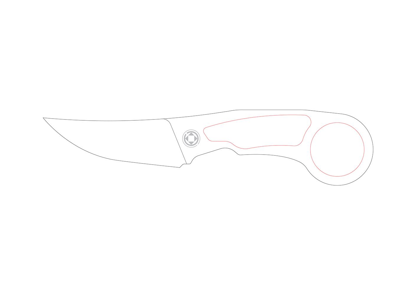 Paper Kunai Template