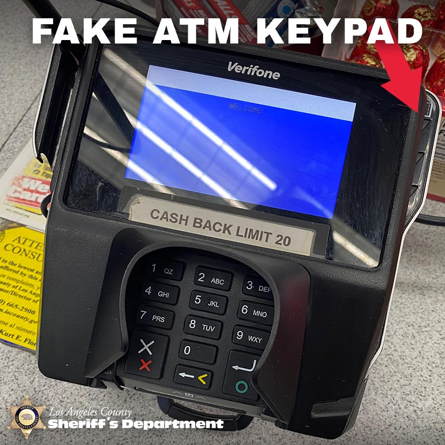 Scam Atm Keypad