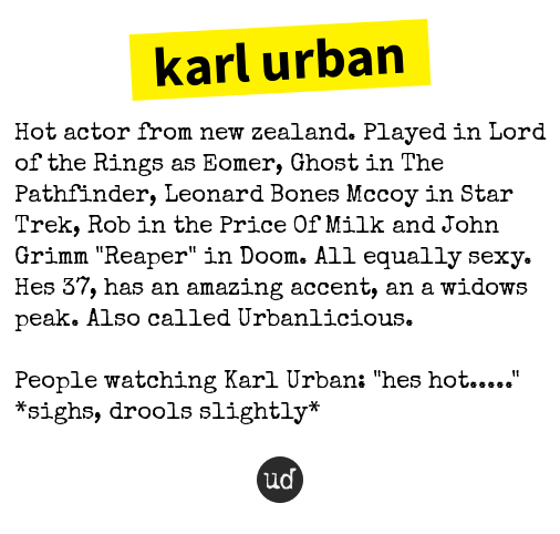 Karl Urban Hot
