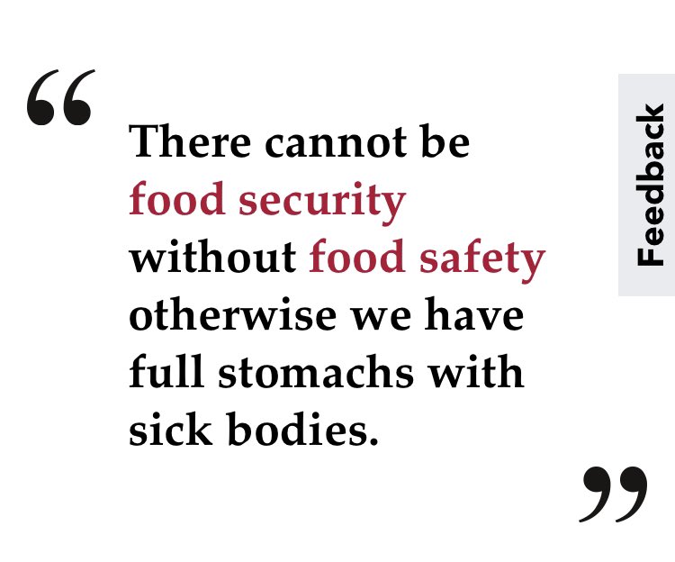 Food Handling Quotes Food Safety Involves Everybody Food Chain Stock