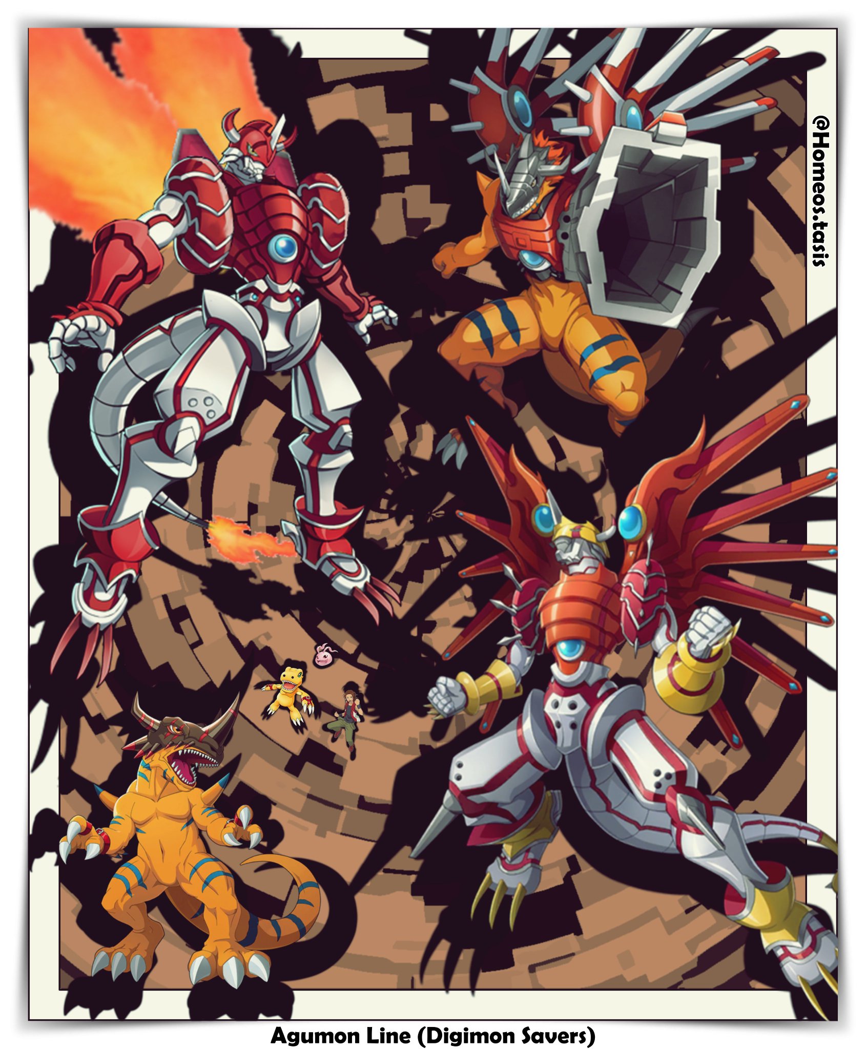 Agumon Evolution Line