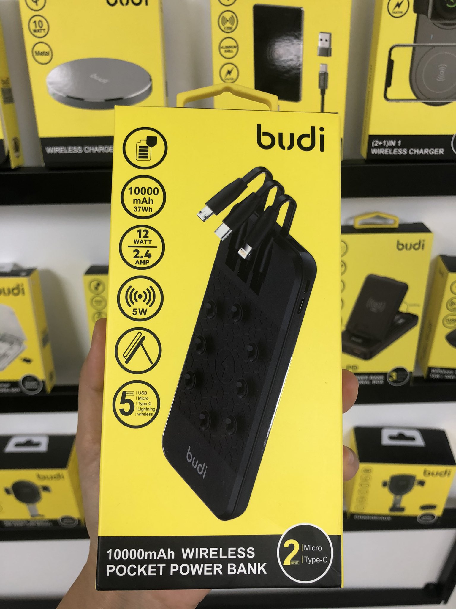 Budi Black 10000mAH Power Bank | atelier-yuwa.ciao.jp