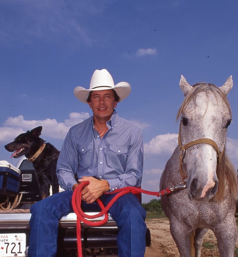 George Strait On A Horse