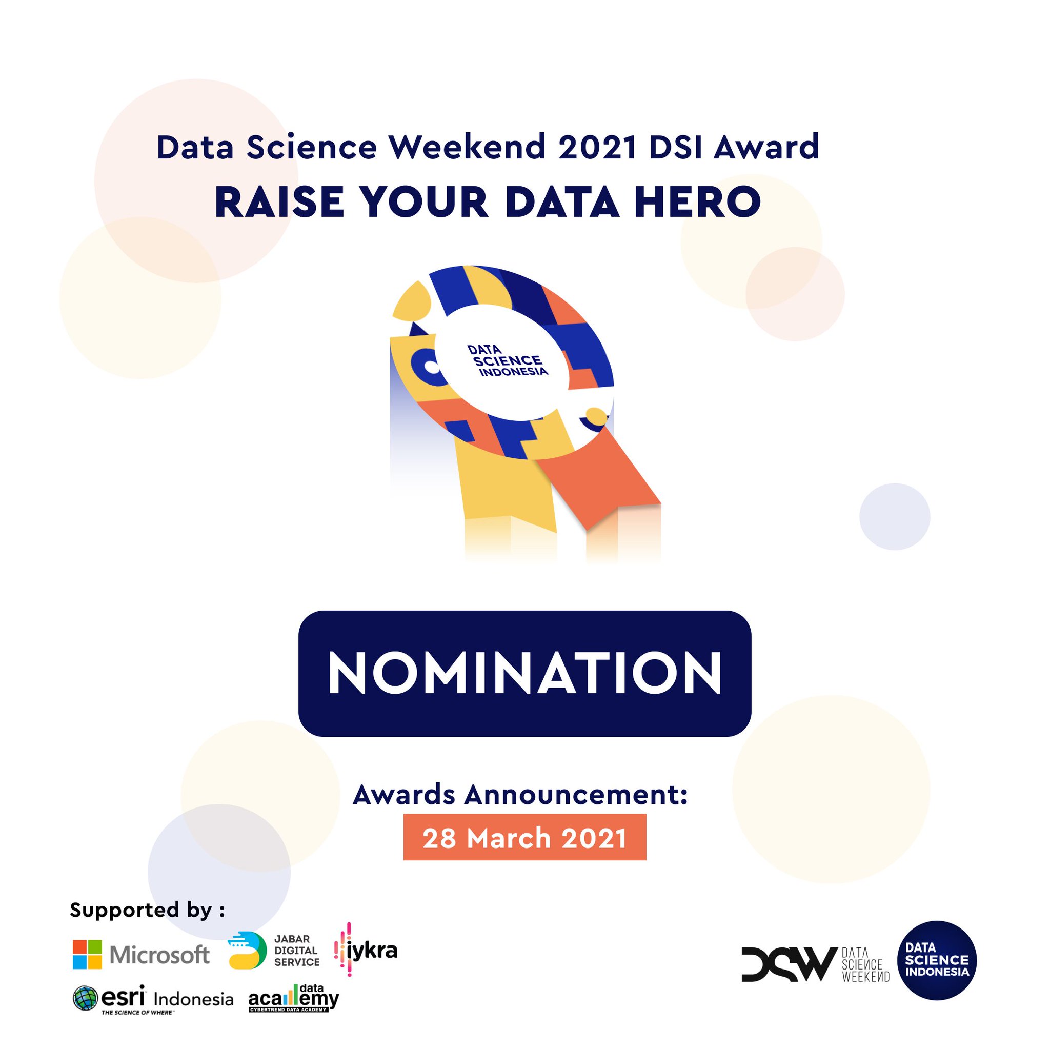 Data Science Weekend on Twitter: "Nama-Nama Nominasi Data Science Indonesia Award 2021. Coba yuk ...