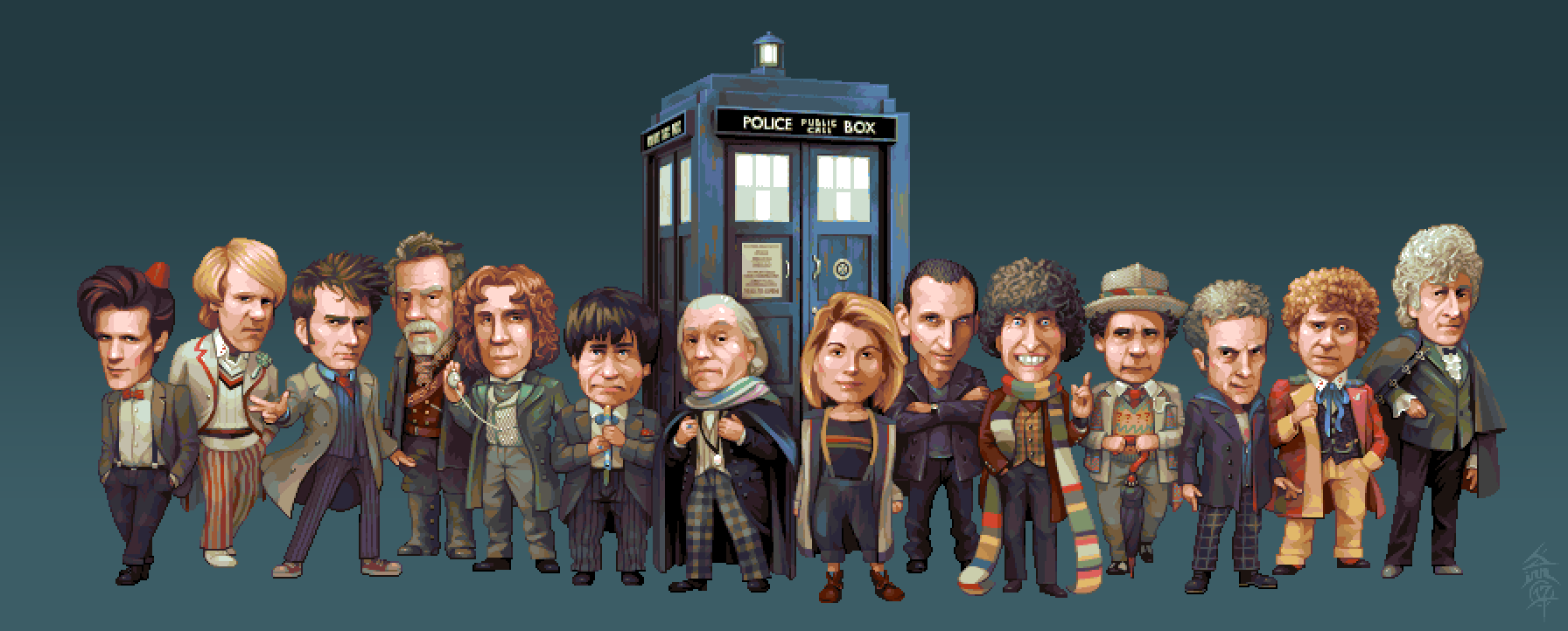 All 13 Doctors Wallpaper