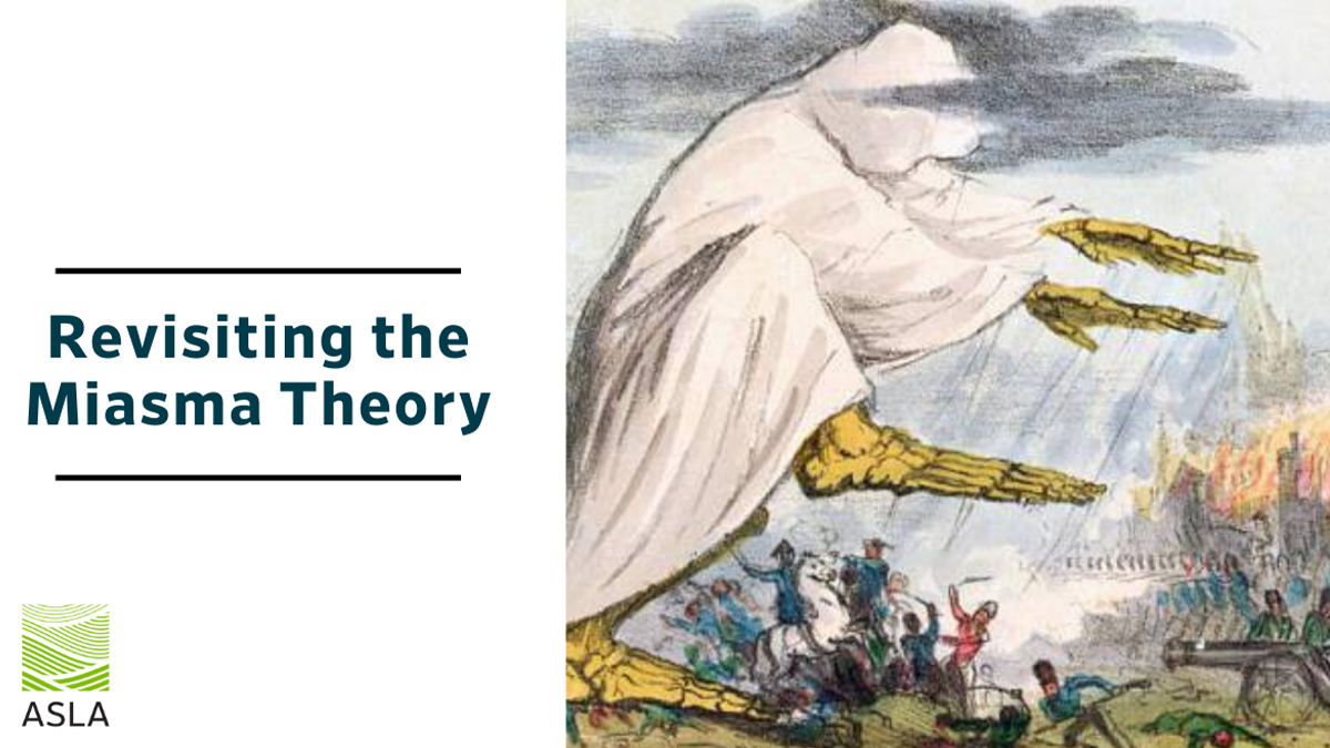 American Society of Landscape Architects on Twitter: "What is the miasma theory, and how does it ...