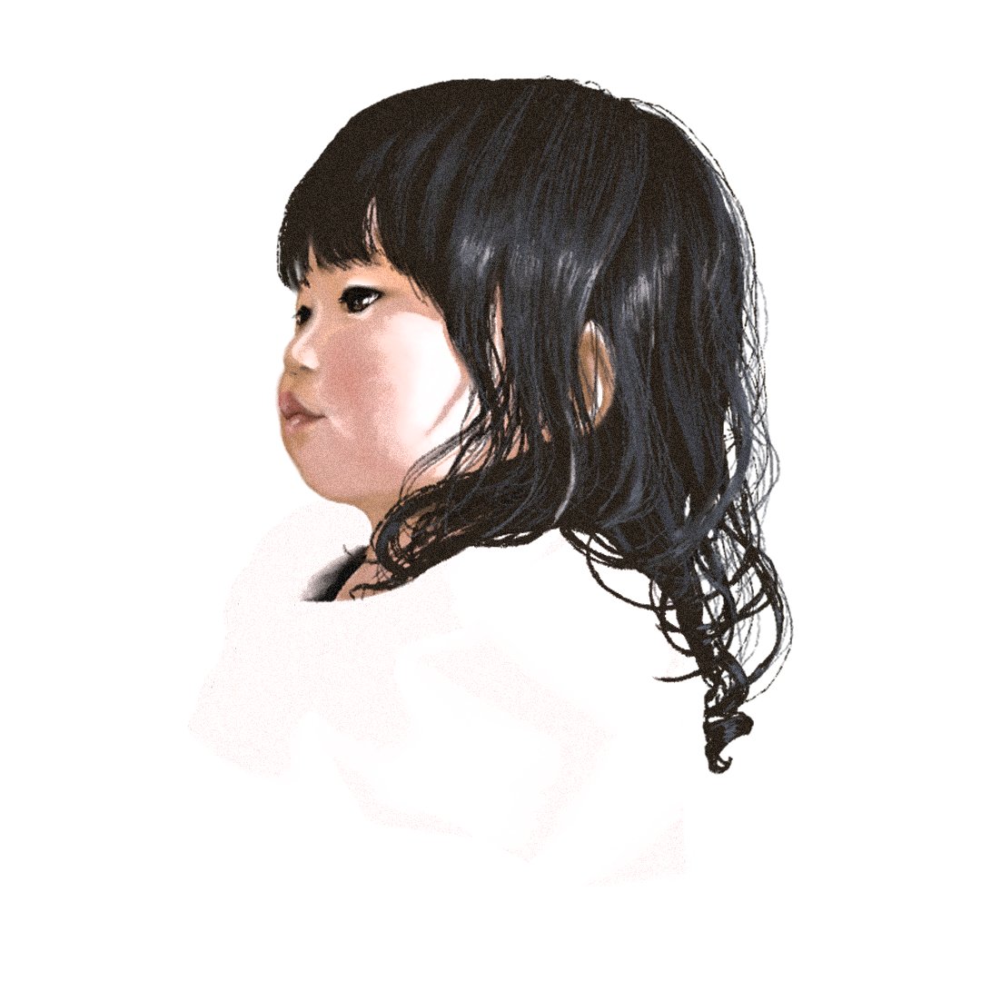 「最近は似顔絵たくさん描かせていただいてます。息抜きに娘。 」|maruyanのイラスト