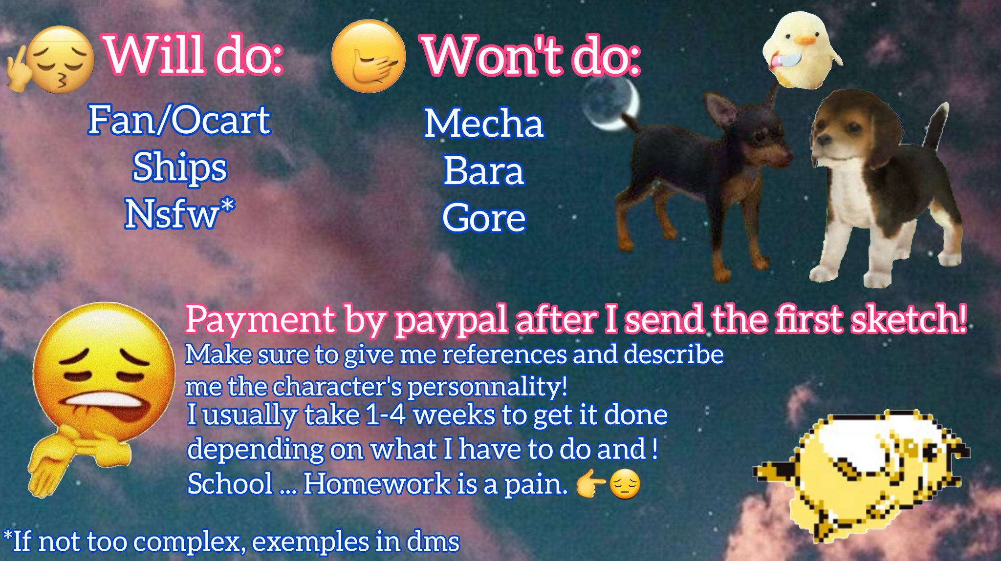 カエッチ Kaecchi on Twitter: "🌸💫 RT ARE VERY MUCH APPRECIATED Hewwo! Now that I catched up on my ...