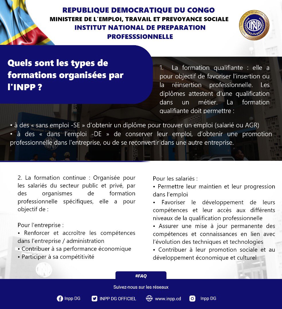 INPP Officiel on Twitter: "Connaissez-vous les types de formations organisées par l’INPP? https ...
