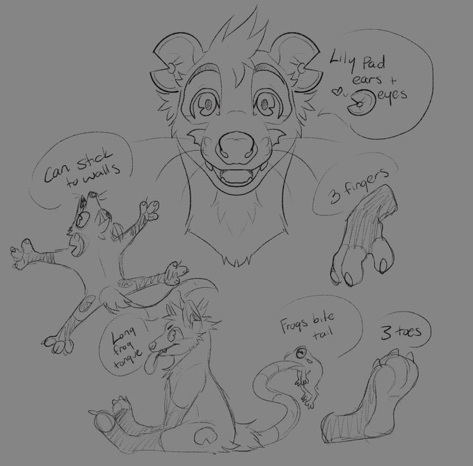 「Just posted a skunk base to my patreon ?? 」BarkingBountyの漫画