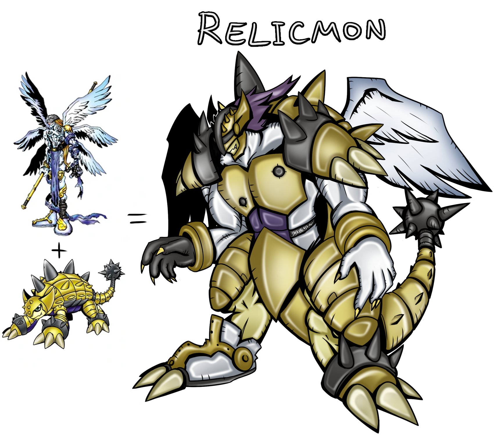 Digimon Ankylomon Evolution