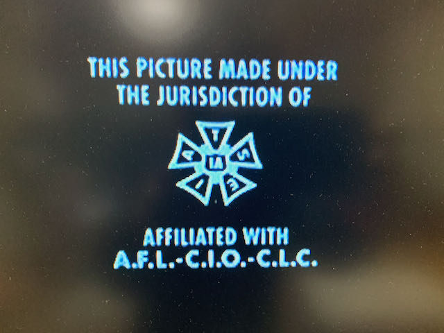 This Picture Made Under The Jurisdiction Of Iatse Affiliated With Afl ...