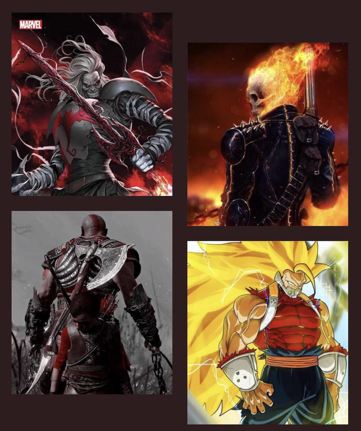 Kratos Vs Ghost Rider