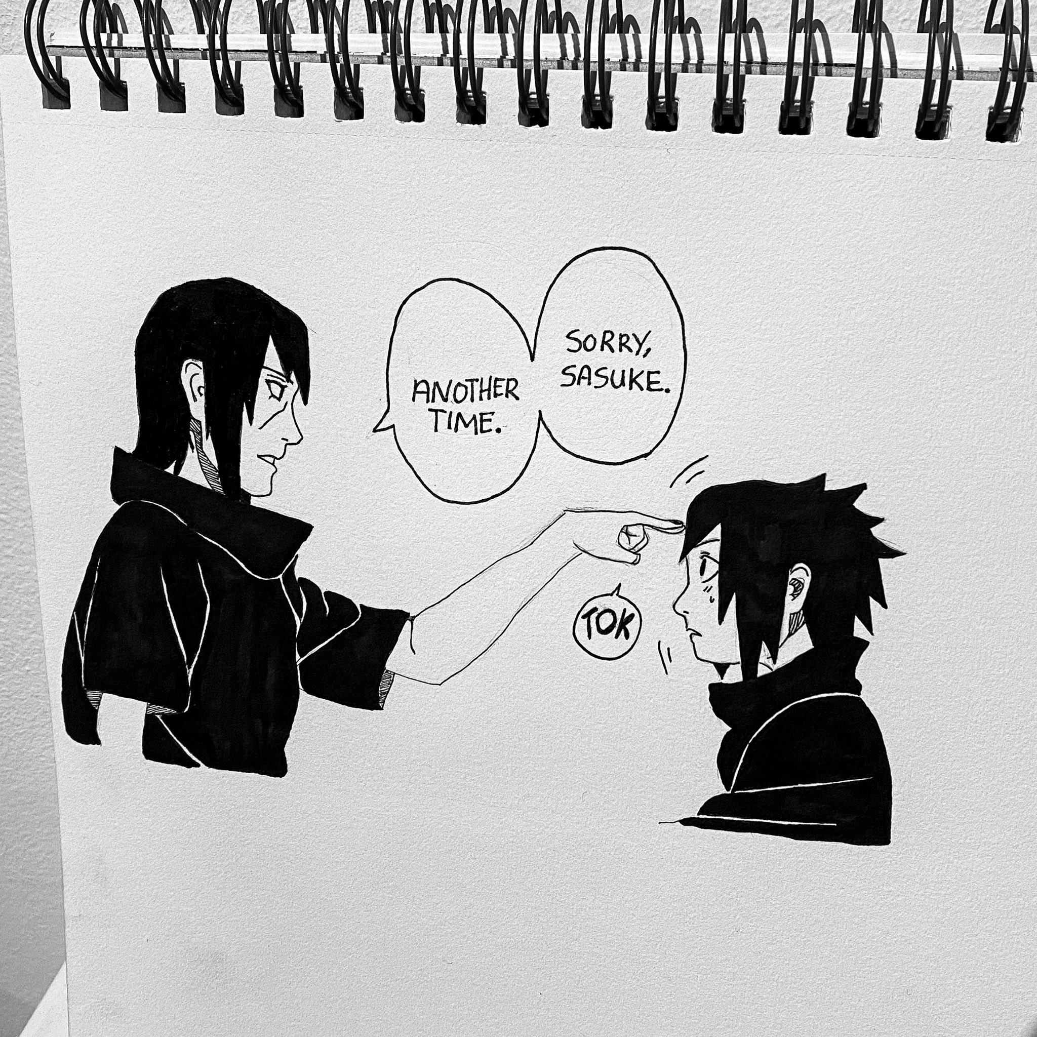 Sasuke Vs Itachi Comic