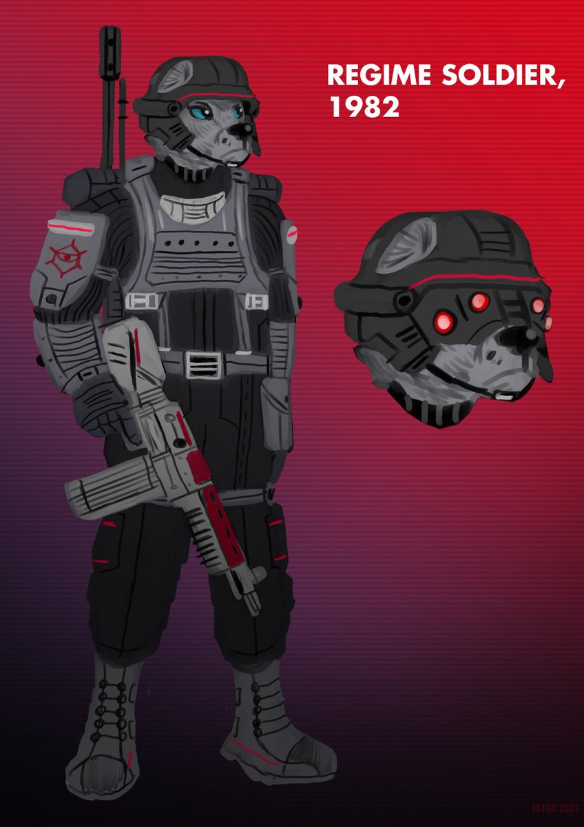 Wolf Anthro Soldier