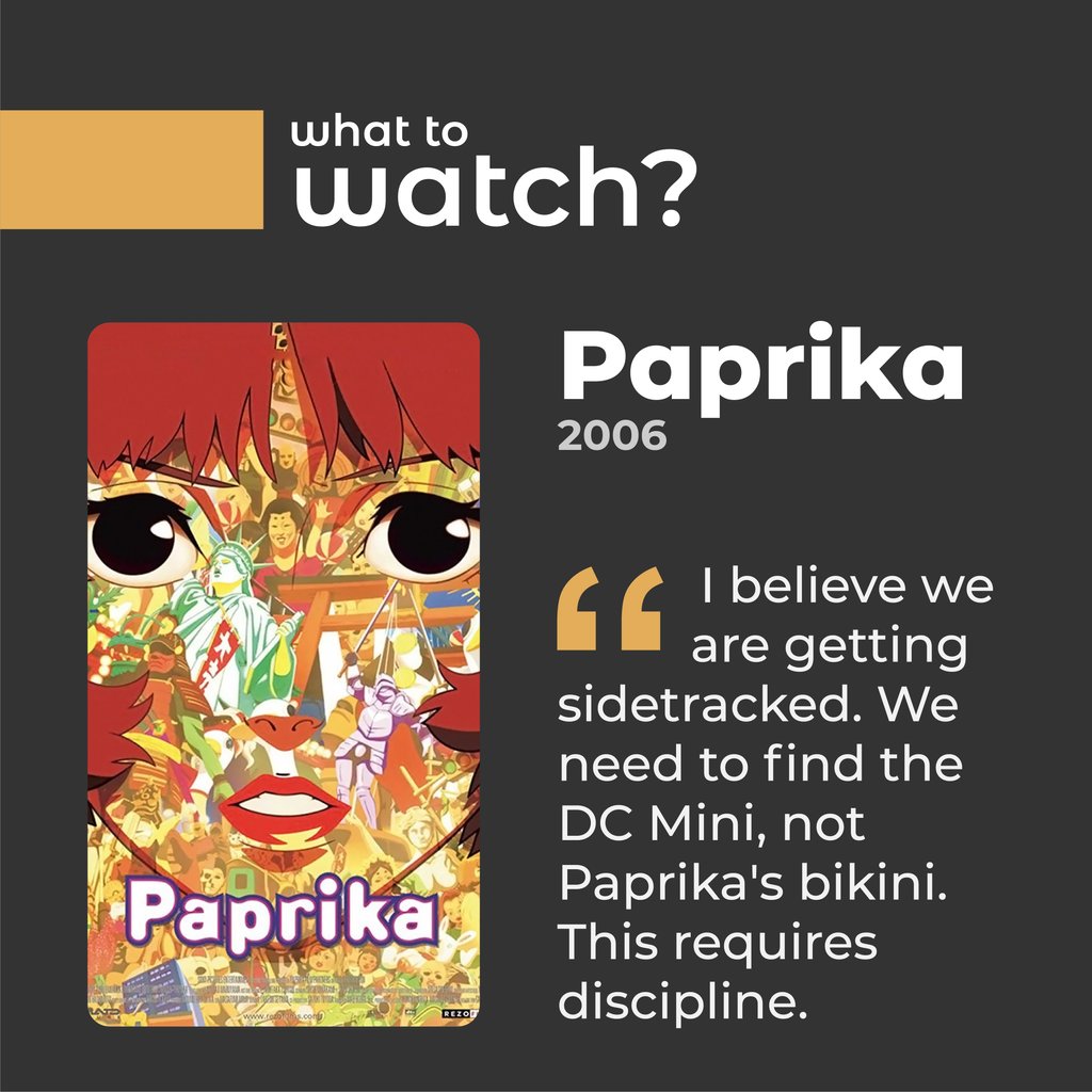 Paprika Movie Poster