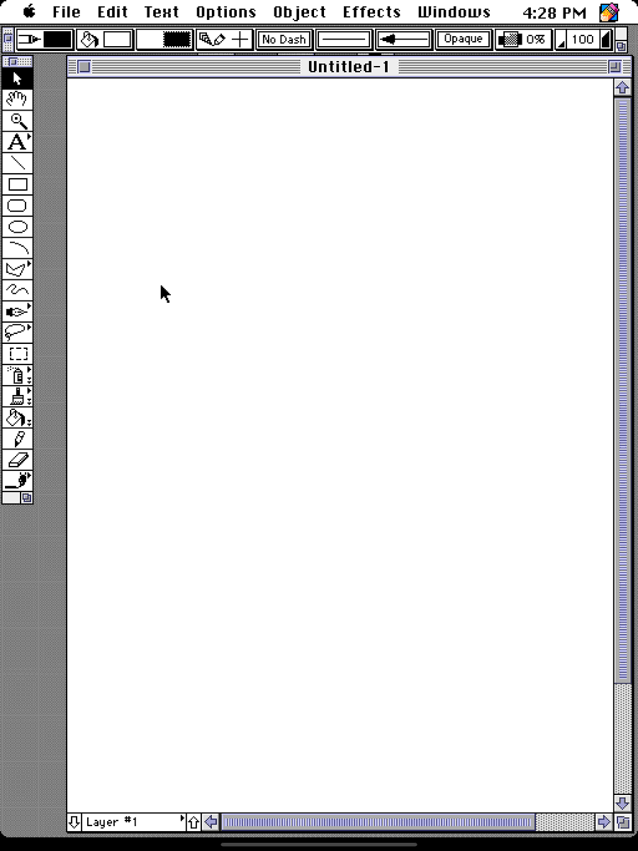Changing the size of toolbar items using ResEdit ⌘I Get Info