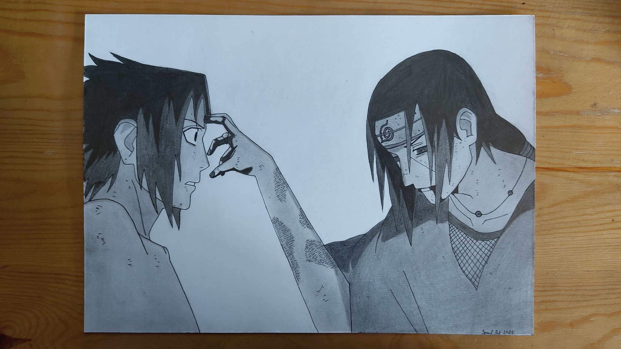How To Draw Itachi And Sasuke