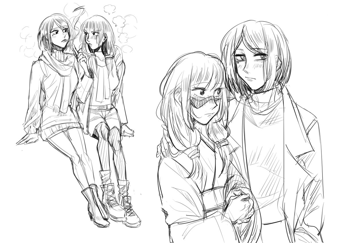 「Some rough sketches of shokohime from ye」|kris luminous *:･ﾟ の漫画