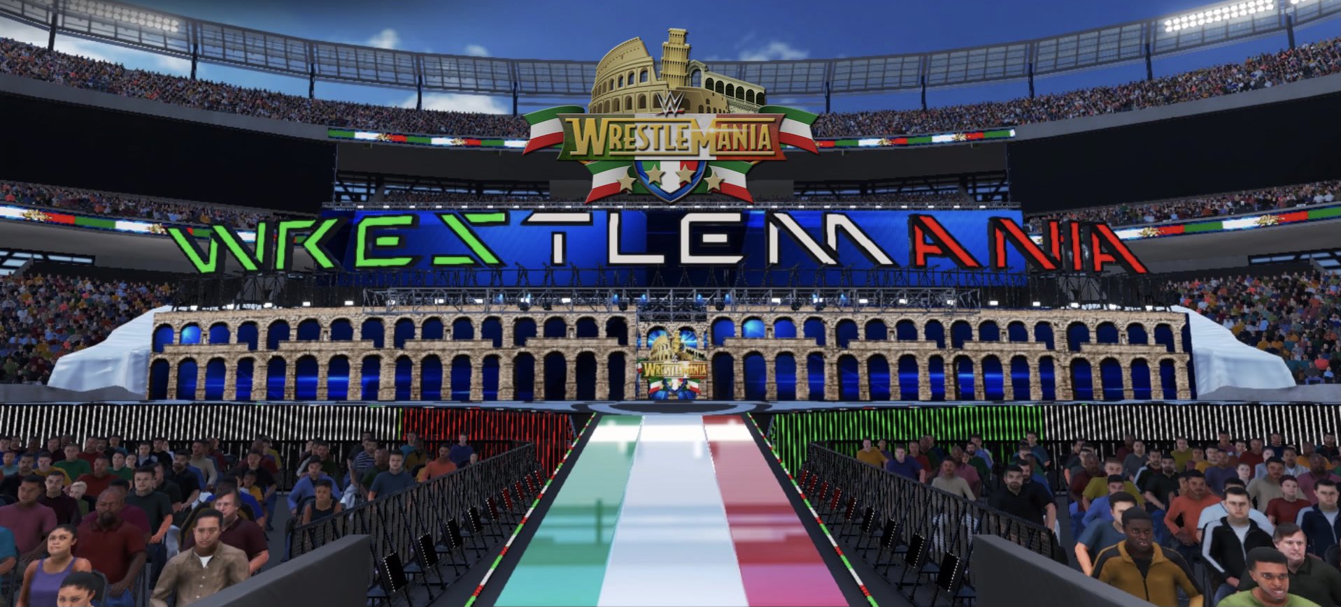 Wwe Wrestlemania Logo Custom