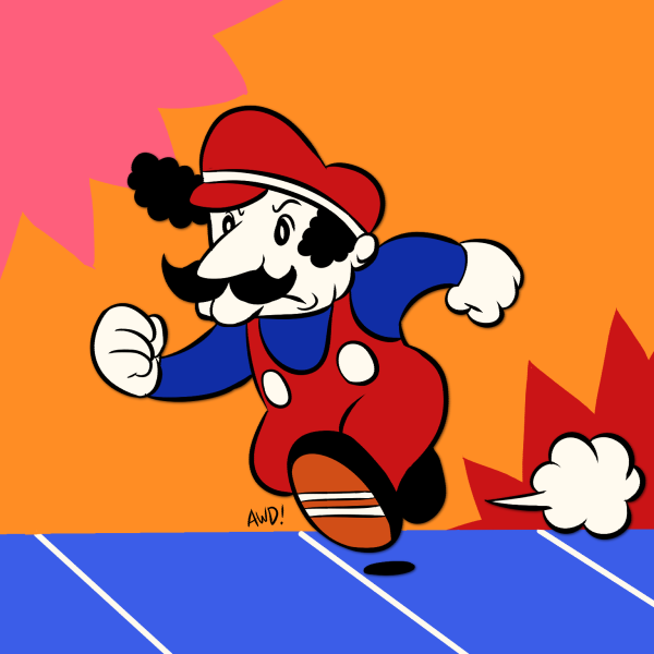 Mario Arcade Cabinet Art
