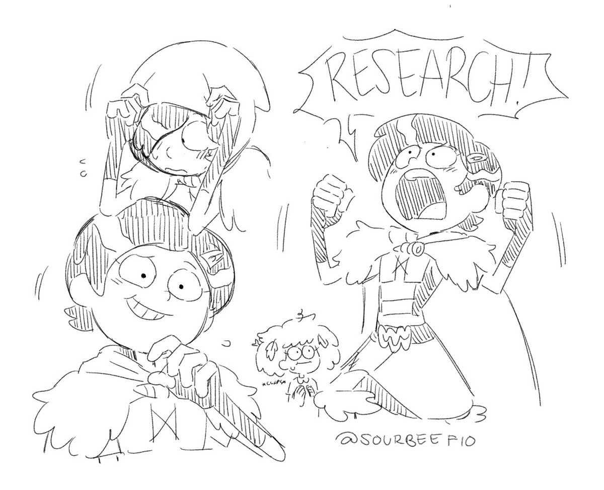 「I'm so happy that my best friend irl is getting into art B」SOURBEEFIOの漫画