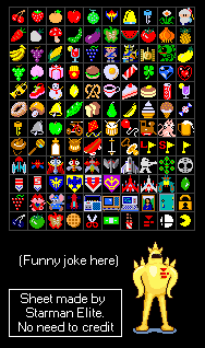Galaga Arrangement Sprites