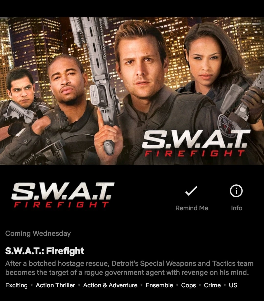 Swat Firefight Gabriel Macht