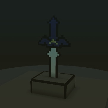 Minecraft Pixel Art Master Sword