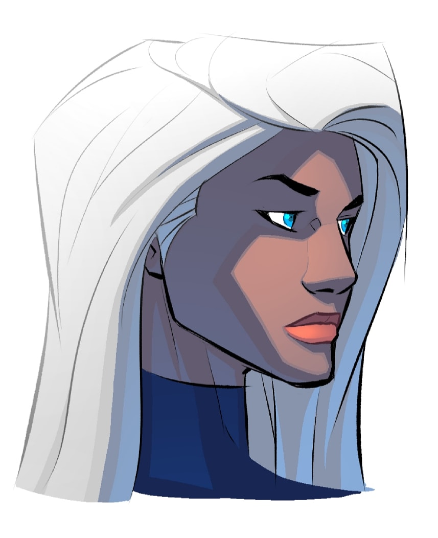 Storm X Men Evolution Coloring Pages