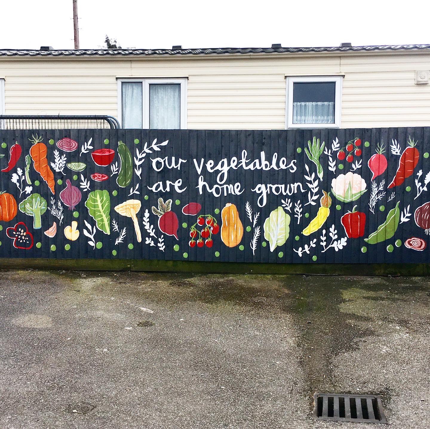Growing Vegetables Mural