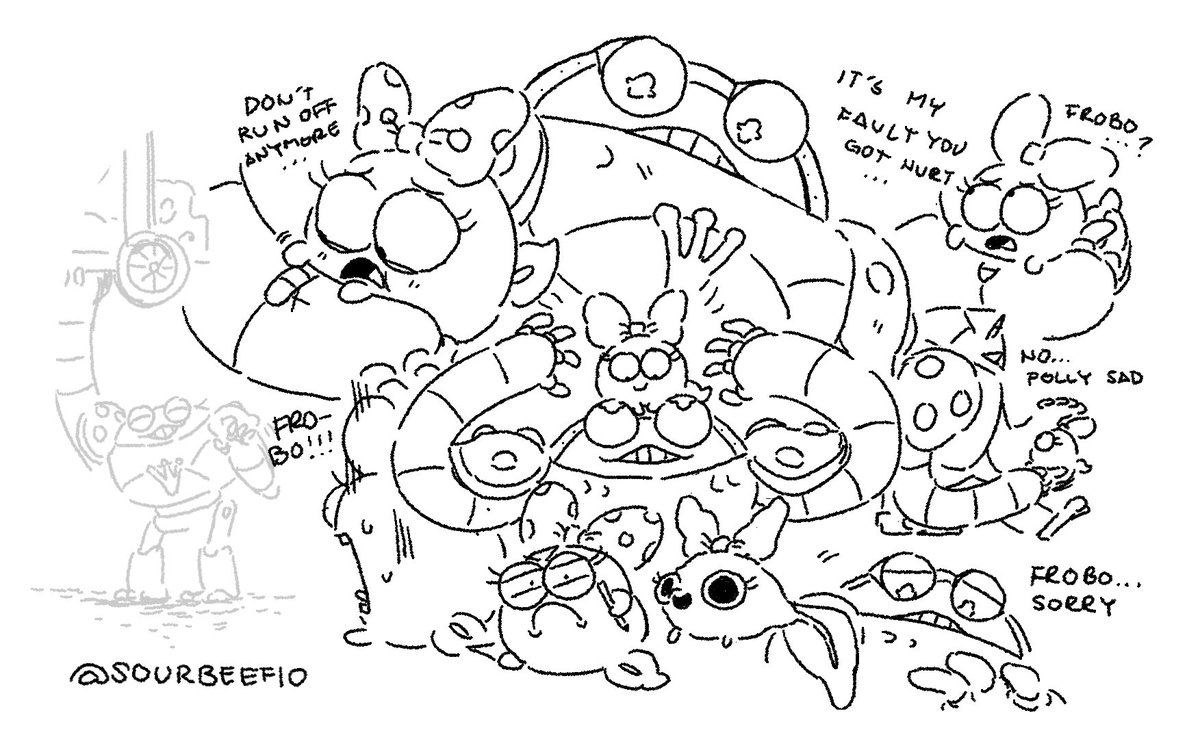 「I just wanted to warm up what happened #amphibia 」SOURBEEFIOの漫画