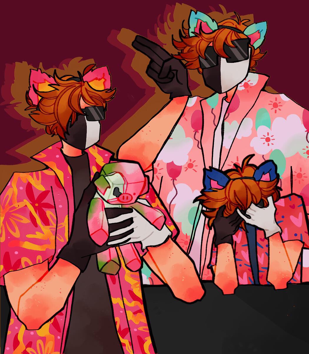 「catboy repost B) #ranboofanart 」|cal 🌻 // commissions open !!のイラスト