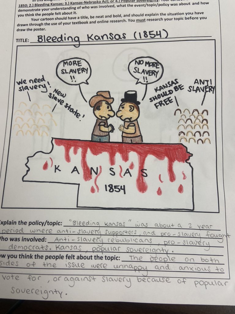 Kansas Nebraska Act Cartoon