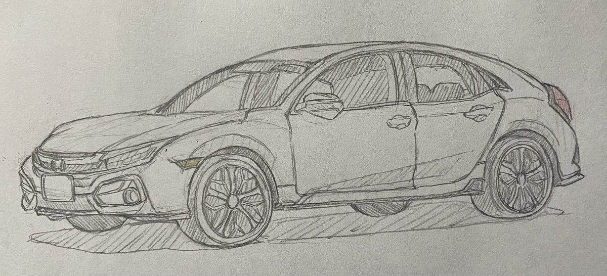 模写】1145141919年ぶりに乗り物描いた気がする うーん…難しいですわね… 」ゆもんの漫画