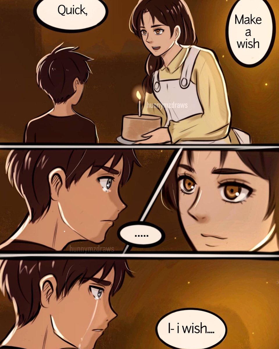 「Happy birthday Ereh 🎂 I made 4 pages of Ereh dream. I wante」蜜の漫画