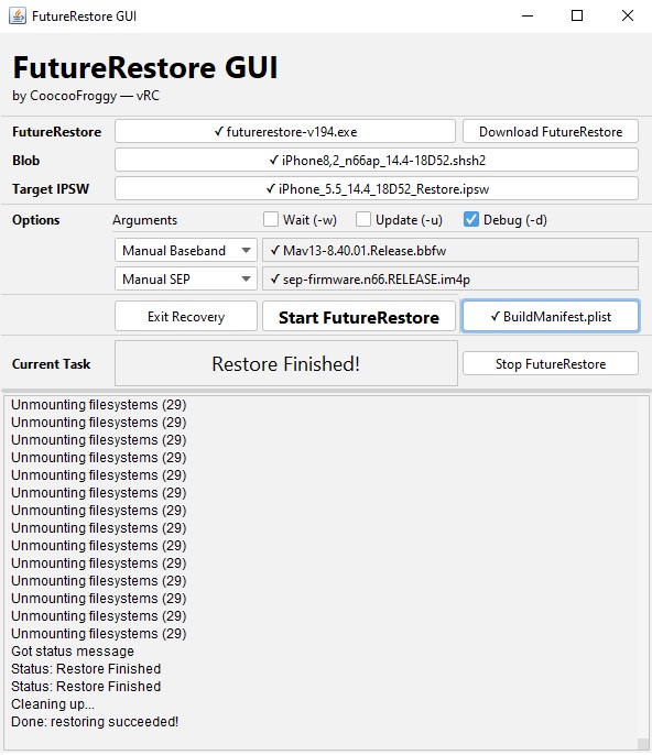 [Help] FutureRestore "Failed to find custom version for device!" : r/jailbreak